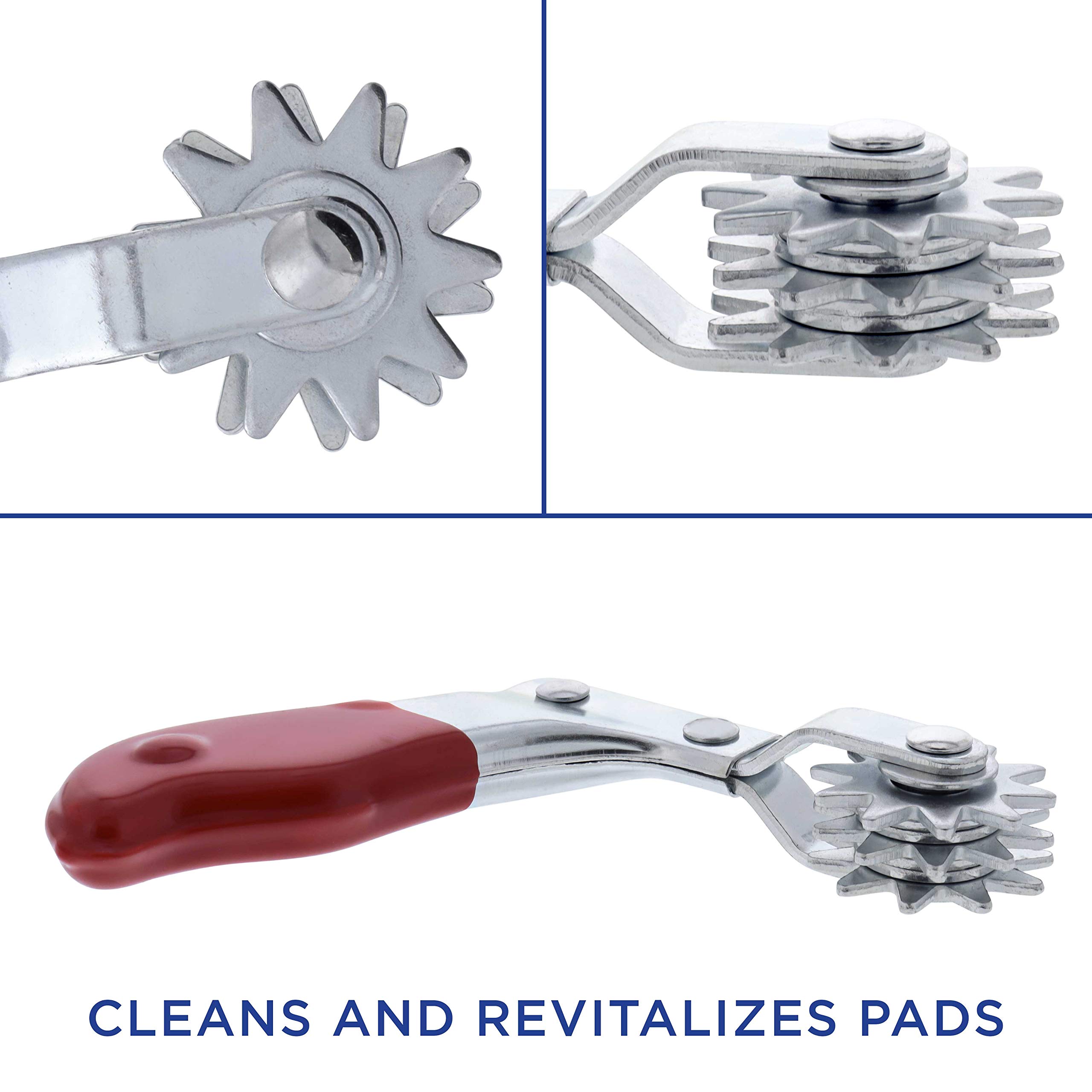 TCP Global Polishing and Buffing Pad Cleaning Spur Tool for Revitalizing Polisher Compound Pads and Bonnets