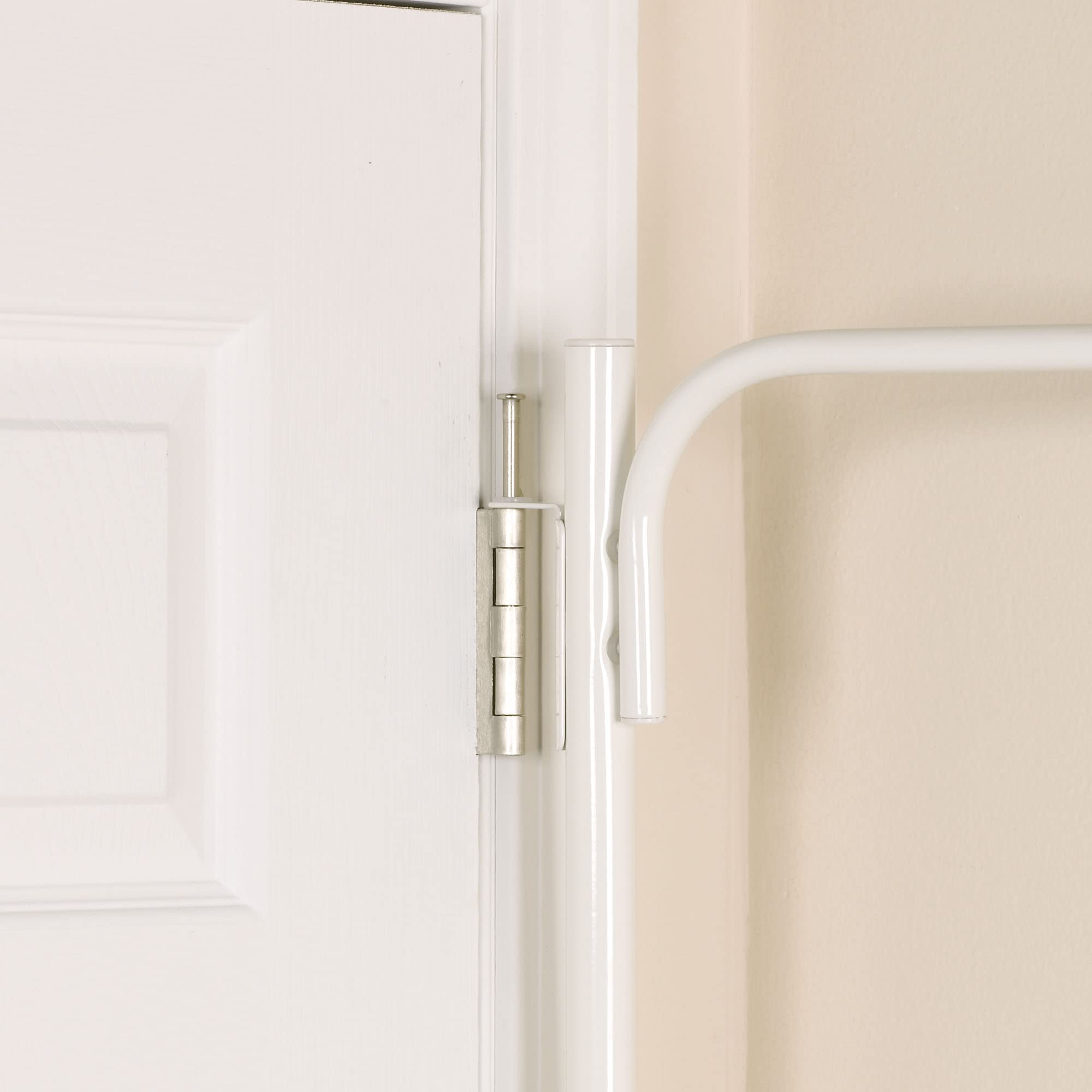 Household Essentials Hinge-It Clutterbuster Family Towel Bar, Silver
