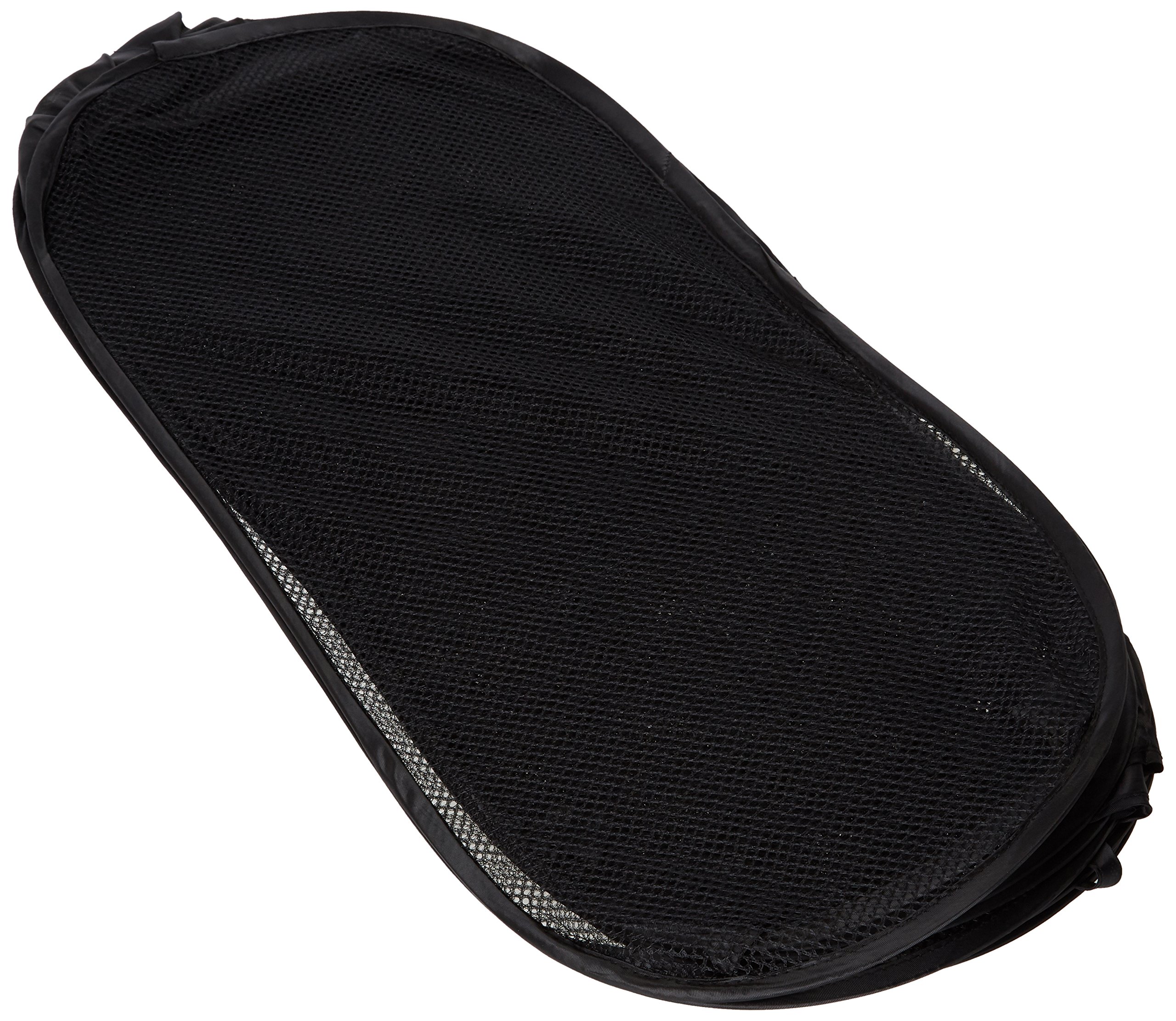 Wrapables Black Triple Component Mesh Hamper