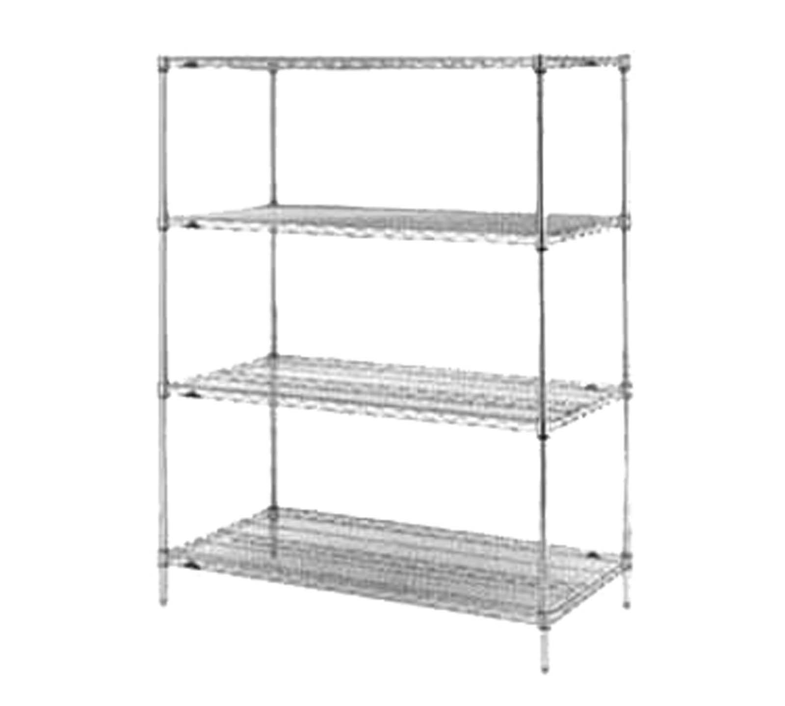 Super Erecta Metro 18 x 48 Chrome Wire Shelf
