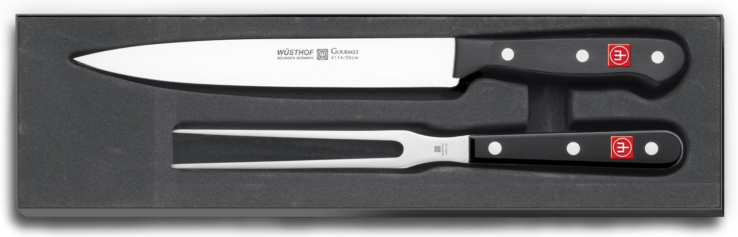 WÜSTHOF Gourmet 2-Piece Carving Knife Set