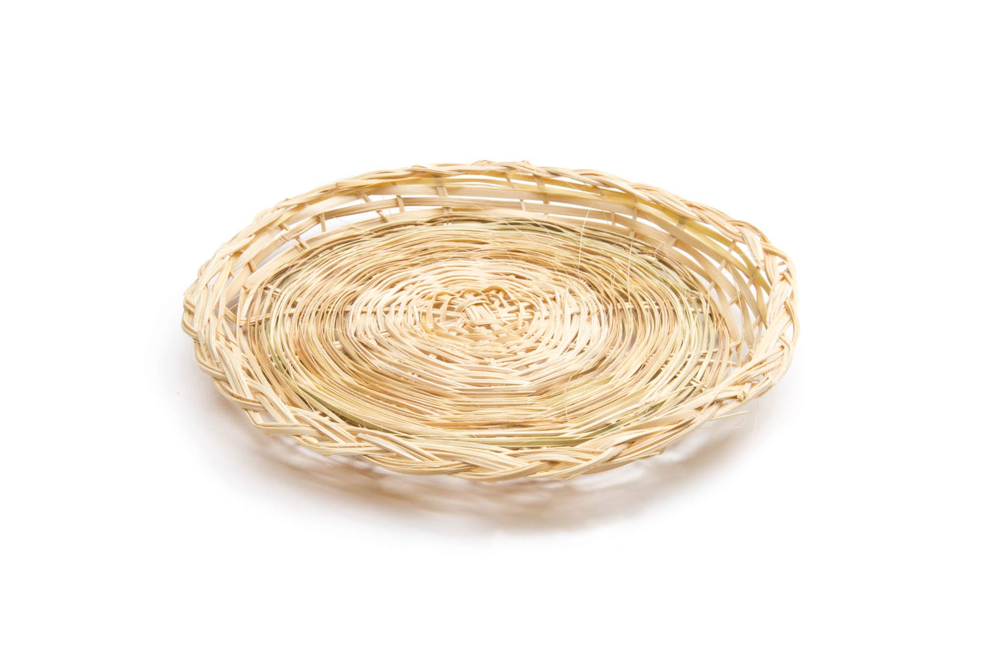 Fox Run Brown Wicker Paper Plate Holders, 9.75 x 9.75 x 0.5 inches