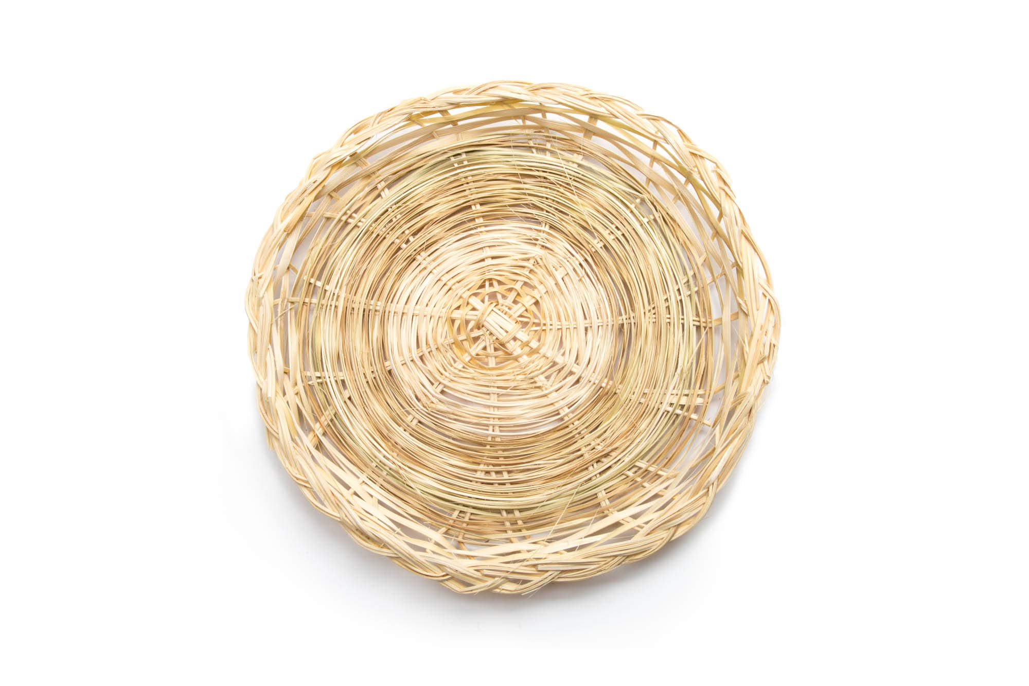 Fox Run Brown Wicker Paper Plate Holders, 9.75 x 9.75 x 0.5 inches