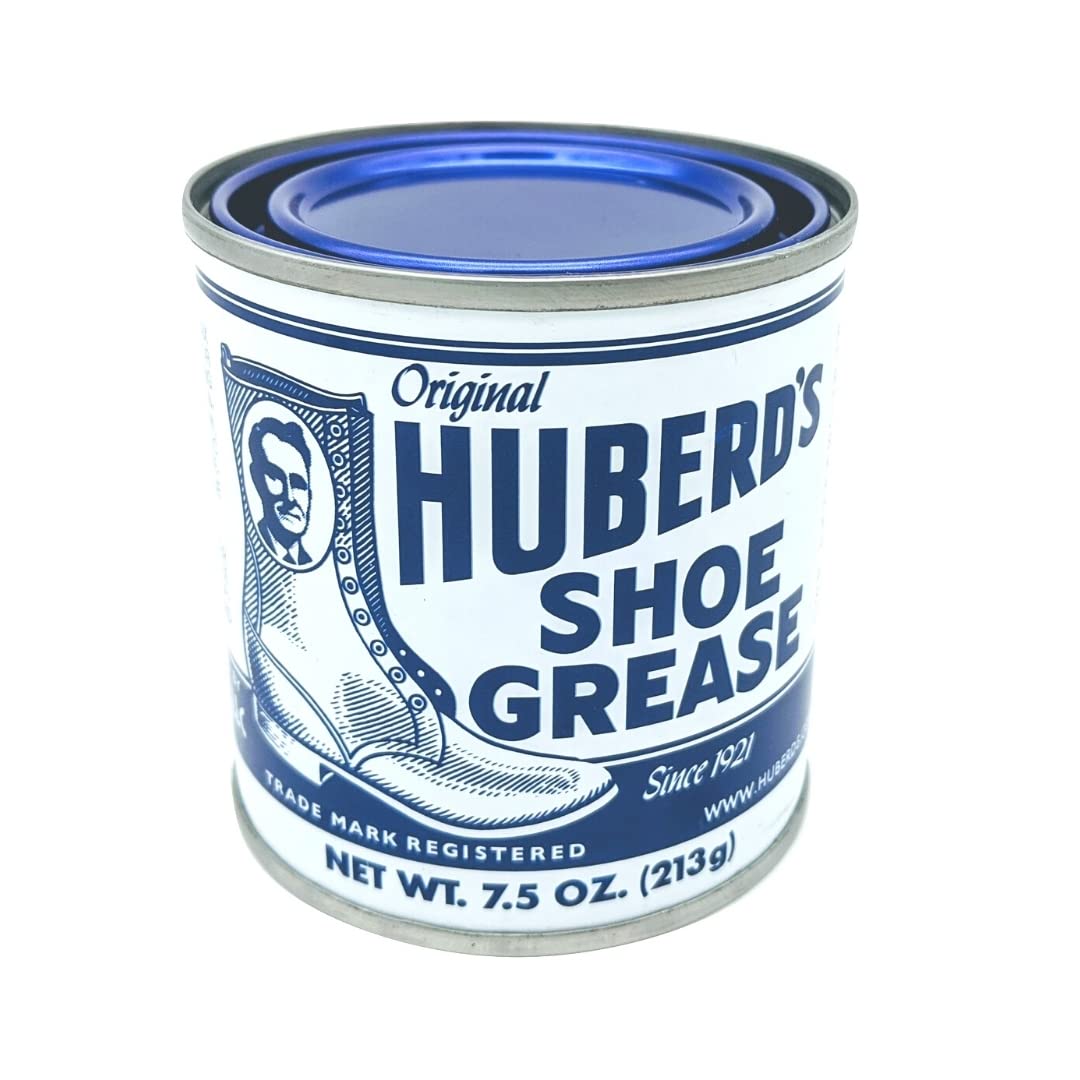 Huberd’s Shoe Grease, 7.5oz: Waterproofs, Softens, Conditions Leather. Protects Shoes, Boots, Sporting Goods, Saddle & Tack. Restores Dry, Cracked, Scratched Leather. Small Batched since 1921!