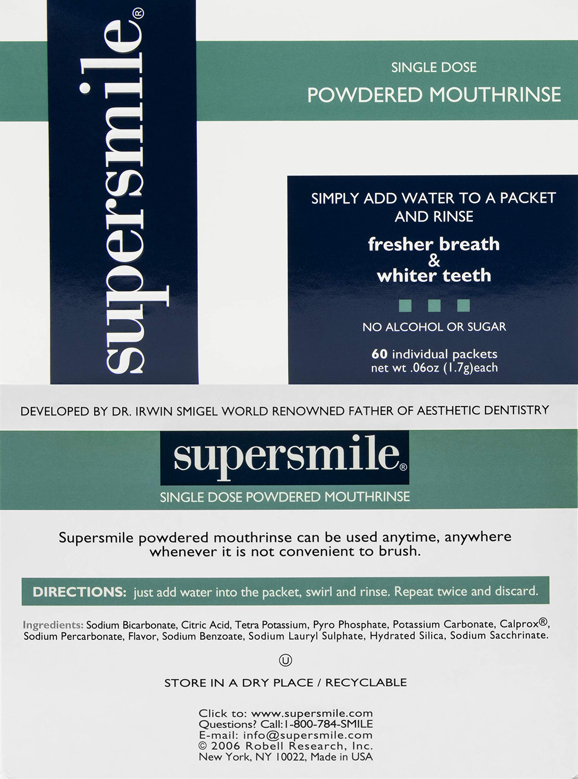 Supersmile Powdered Mouth Rinse, 0.06 oz