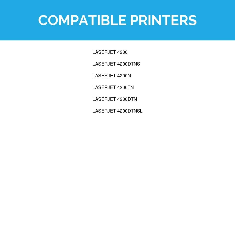 LD Products Compatible Toner Cartridge Replacement for HP 38A Q1338A (Black) for use in Laserjet: 4200, 4200dtn, 4200dtns, 4200dtnsl, 4200n & 4200tn
