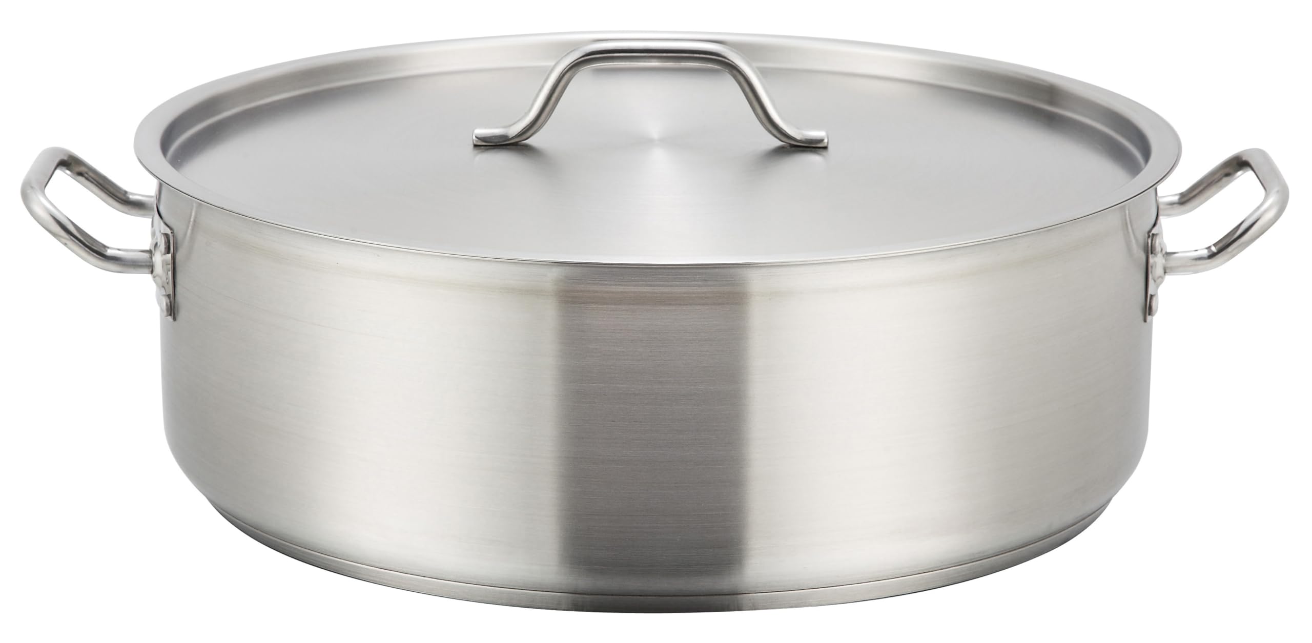 Winware Stainless Steel 15 Quart Brasier with Cover