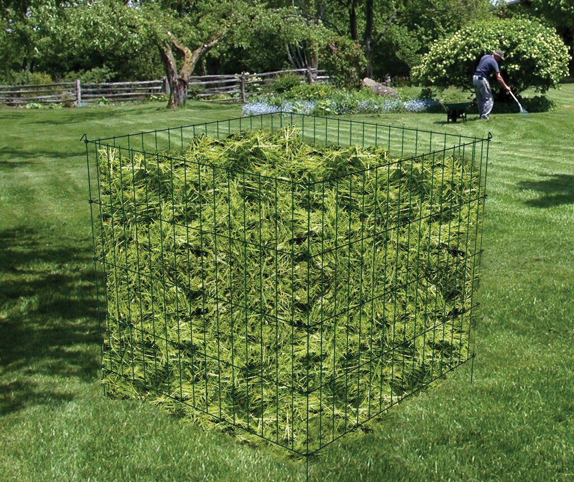Panacea Products 89560 Compost Bin, 30-Inch Height by 36-Inch Width by 36-Inch Diameter, Green