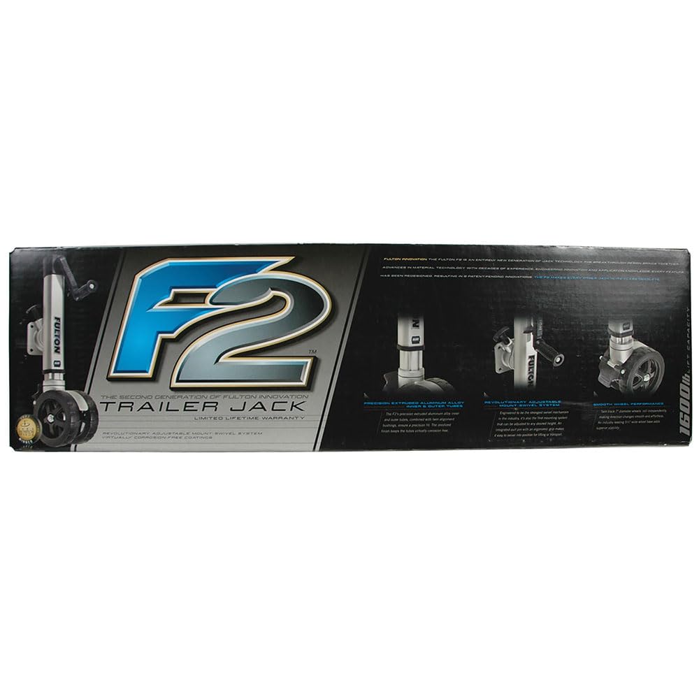 Fulton 1413020134 F2 Twin Track Trailer Tongue Jack