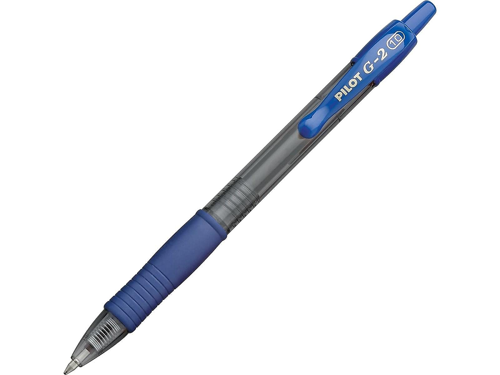 PILOT G2 Premium Refillable & Retractable Rolling Ball Gel Pens, Bold Point, Blue Ink, 12-Pack (31257)