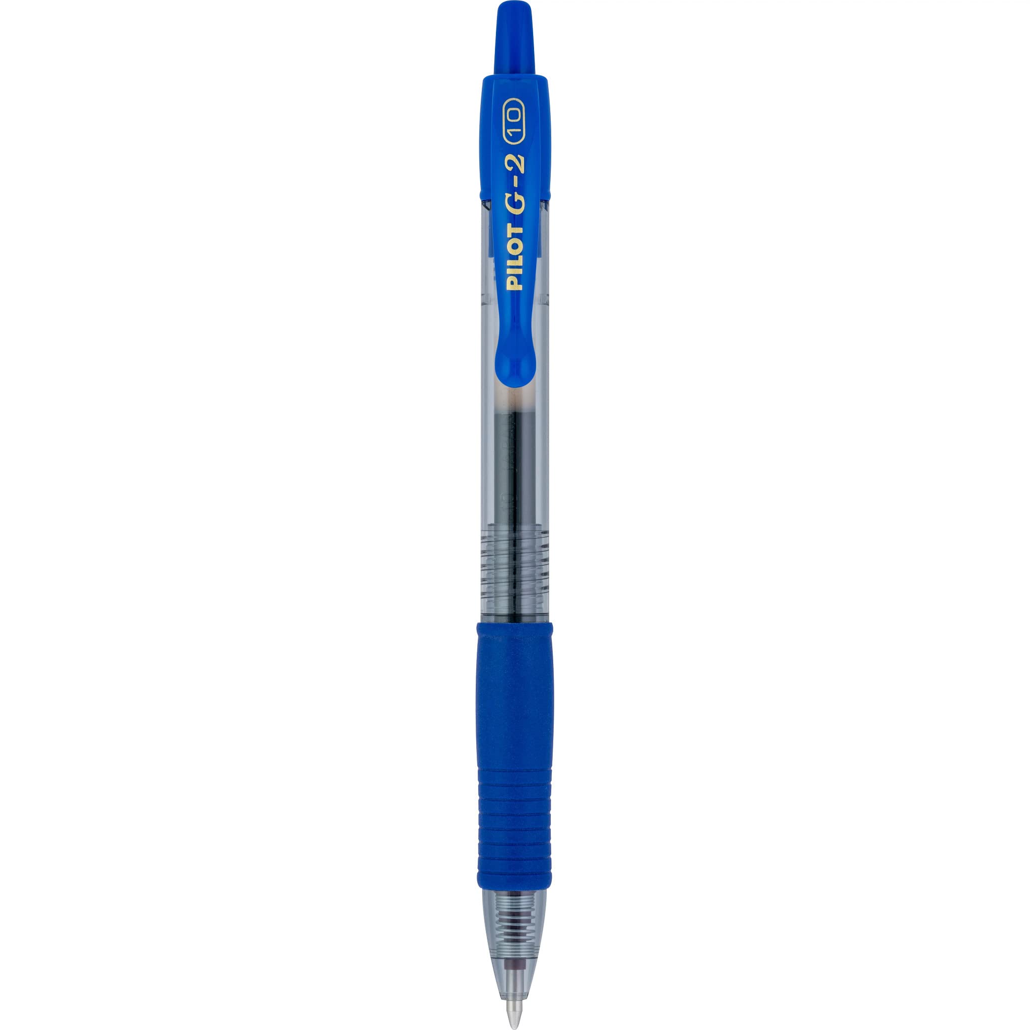 PILOT G2 Premium Refillable & Retractable Rolling Ball Gel Pens, Bold Point, Blue Ink, 12-Pack (31257)