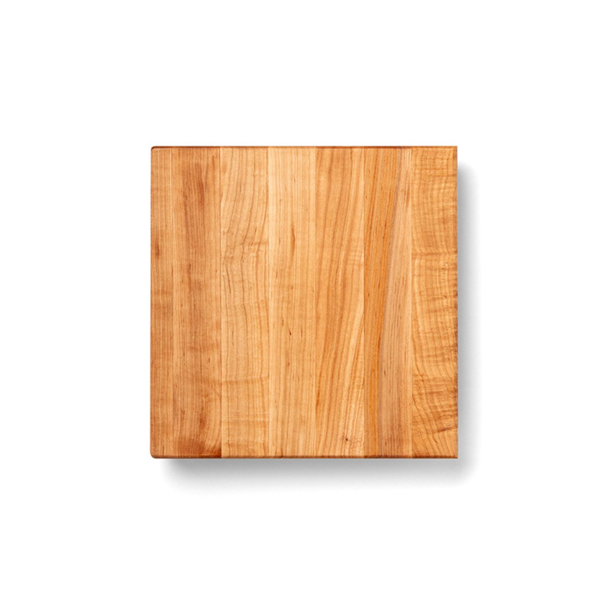 John Boos Block B12S Maple Wood Edge Grain Cutting Board with Feet, 12 Inches Square, 1.5 Inches Thick