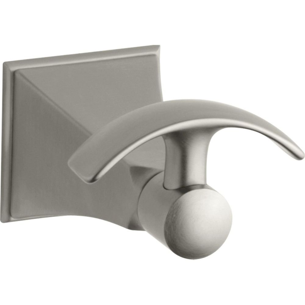 Kohler 391285 Robe Hook, Vibrant Brushed Nickel