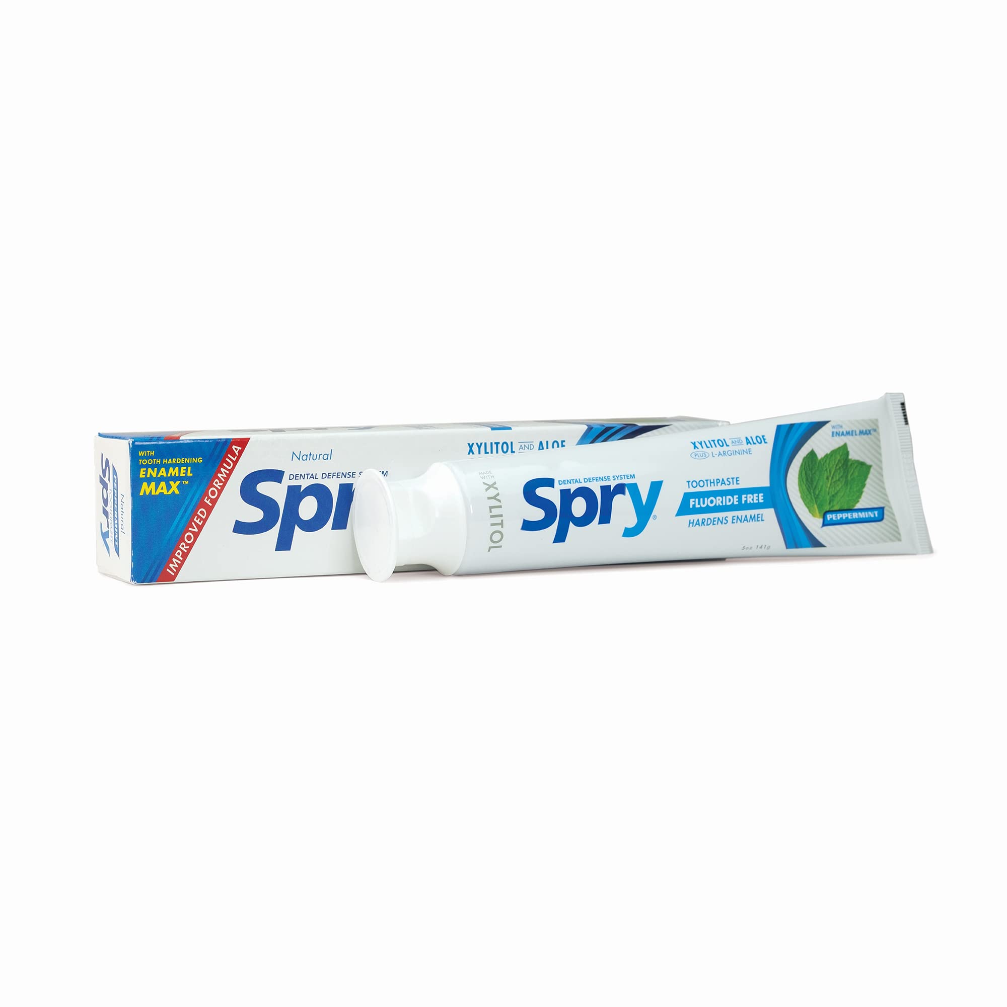 Xlear - Spry Toothpaste Sugar and Flouride-Free, 4 Ounce Toothpaste (Pack of 3)