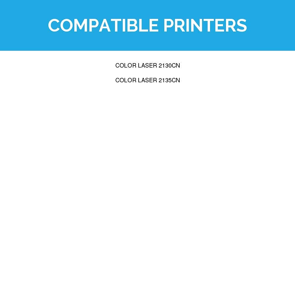 LD Products Compatible Toner Cartridge Replacement for Dell Laser 2130cn & 2135cn High Yield (Black, Cyan, Magenta, Yellow, 4-Pack)