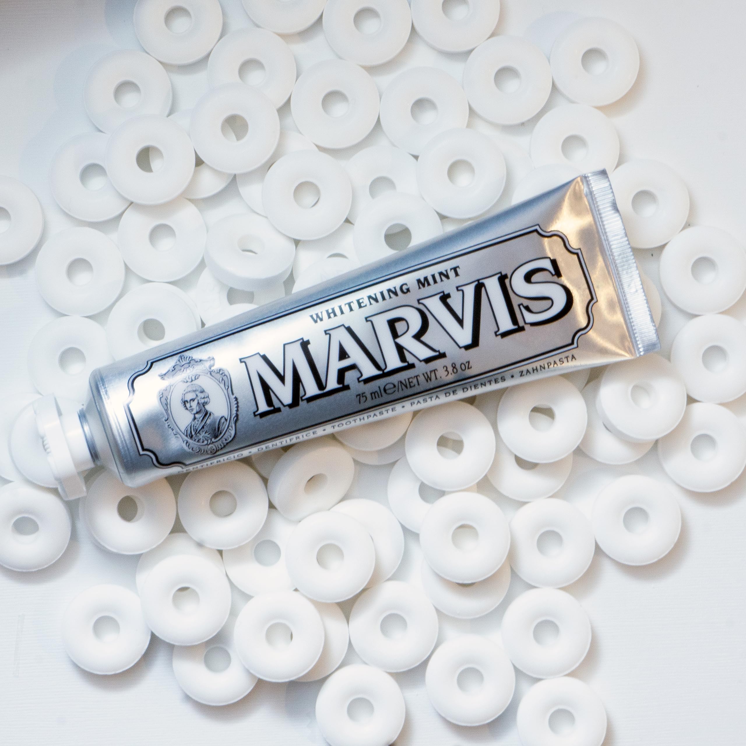Marvis Whitening Mint Toothpaste, No Color, 3.8 Oz