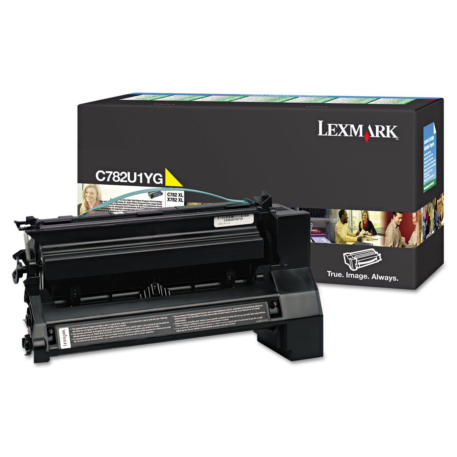 Lexmark C782U1YG XL Extra High Yield Return Program XL Yellow Toner Cartridge