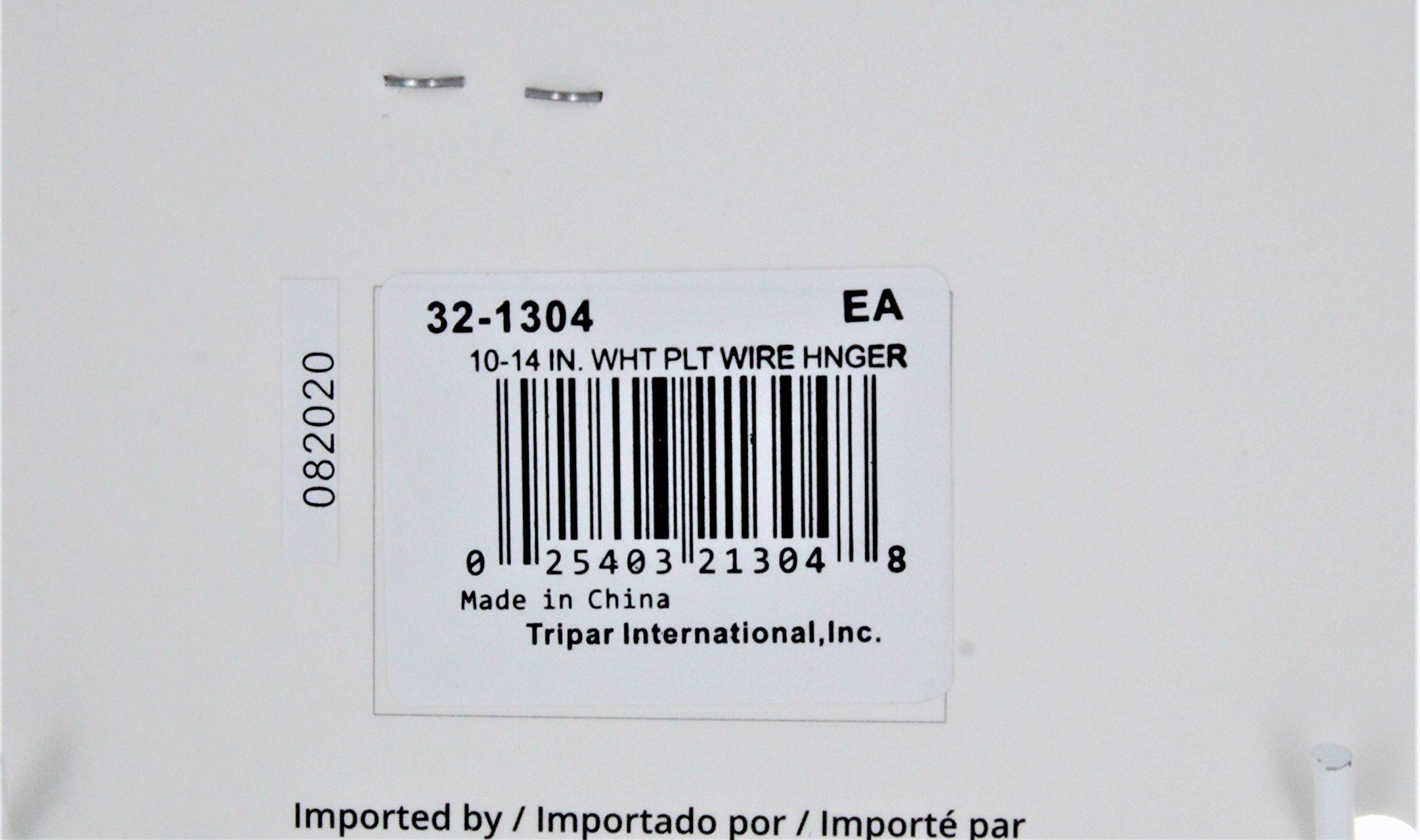 TRIPAR 10-14 Inch Brass Plate Wire Wall Plate Hanger