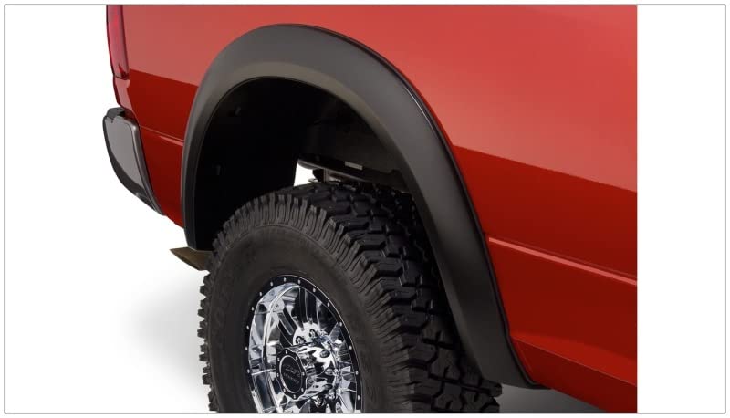 Bushwacker Extend-A-Fender Extended Rear Fender Flares | 2-Piece Set, Black, Smooth Finish | 50014-02 | Fits 2002-2008 Dodge Ram 1500; 2003-2009 Ram 2500, 3500