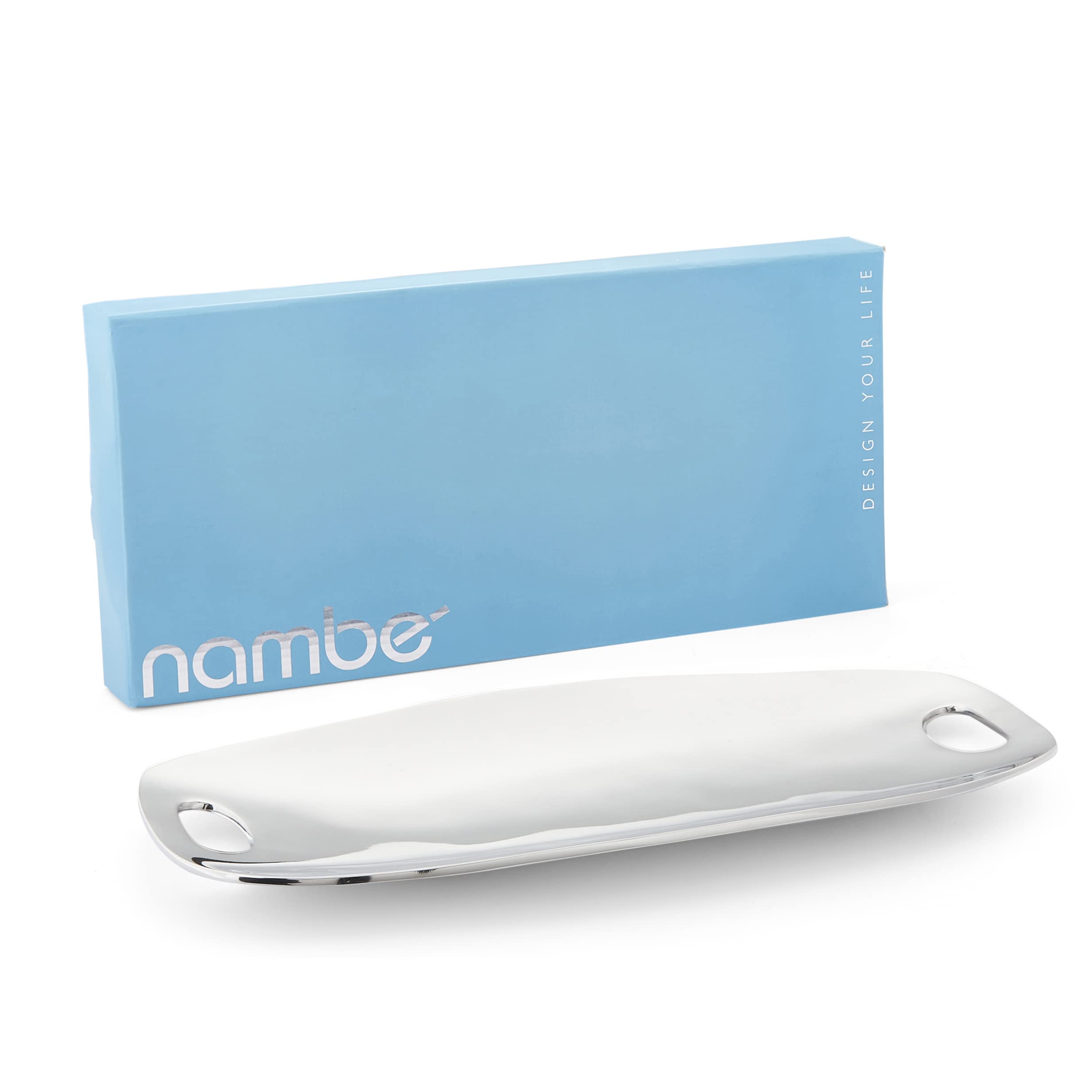 Nambe Handled 21” serving tray