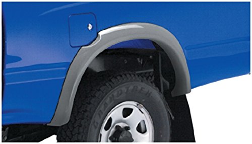 Bushwacker Extend-A-Fender Extended Front & Rear Fender Flares | 4-Piece Set, Black, Smooth Finish | 31911-11 | Fits 1995-2004 Toyota Tacoma 4WD w/ 6.2' Bed