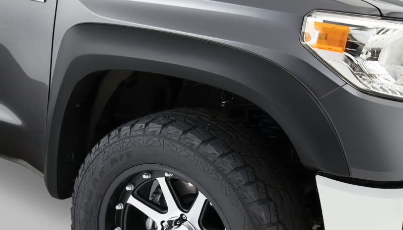Bushwacker Extend-A-Fender Extended Front & Rear Fender Flares | 4-Piece Set, Black, Smooth Finish | 31911-11 | Fits 1995-2004 Toyota Tacoma 4WD w/ 6.2' Bed