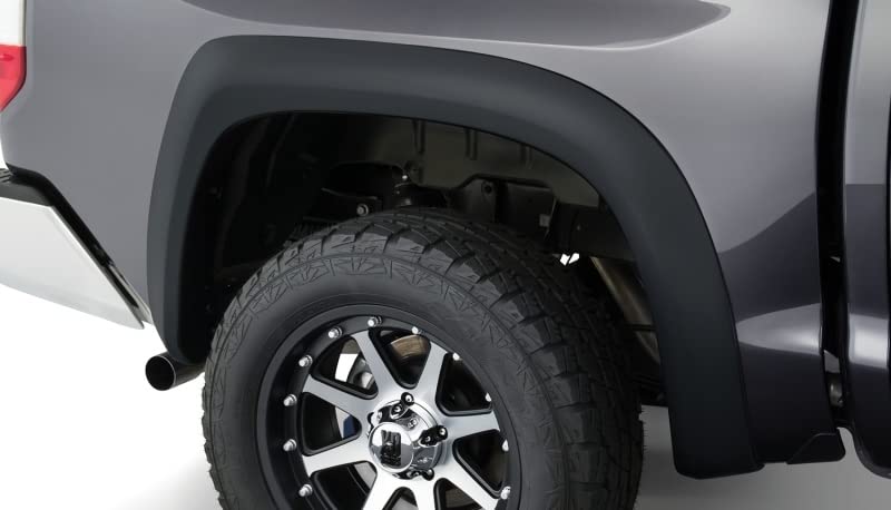 Bushwacker Extend-A-Fender Extended Front & Rear Fender Flares | 4-Piece Set, Black, Smooth Finish | 31911-11 | Fits 1995-2004 Toyota Tacoma 4WD w/ 6.2' Bed