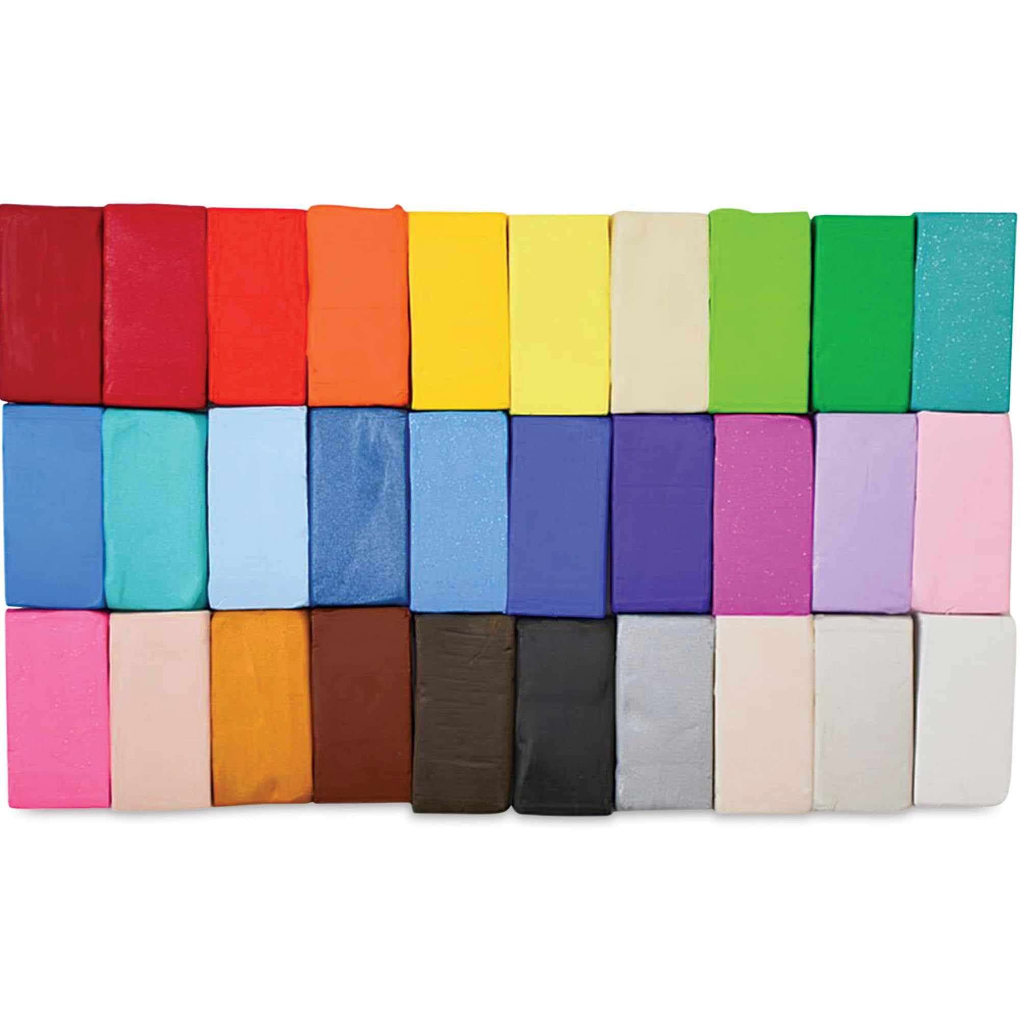 Sculpey III 30 Vibrant Colors of Polymer Oven-Bake Clay, Non Toxic 1.88 lbs., great for modeling, sculpting, holiday, DIY, mixed media and school projects. Great for all skill levels.