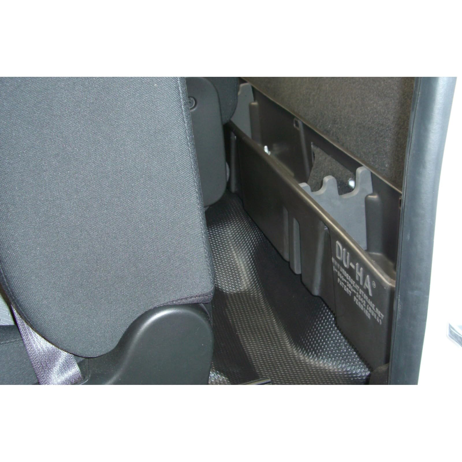 DU-HA Behind-the-Seat Storage Fits 07-17 Chevrolet/GMC Silverado/Sierra Regular Cab, Black, Part #10058