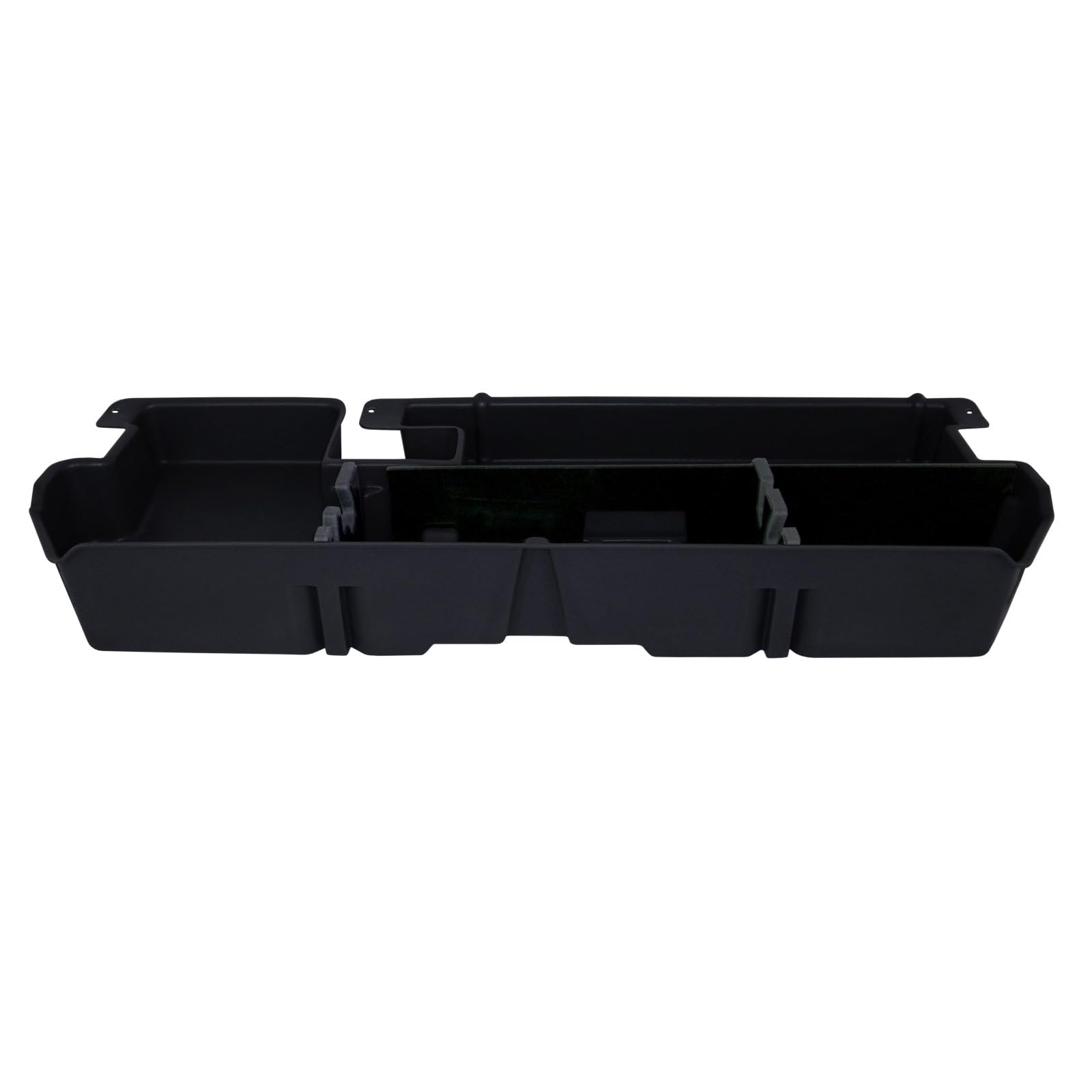 DU-HA Under Seat Storage Fits 07-21 Toyota Tundra Double Cab without Subwoofer, Black, Part #60051