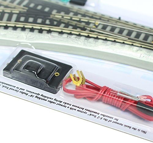 HO Scale Bachmann Trains Snap-Fit E-Z Track Remote Turnout - Left