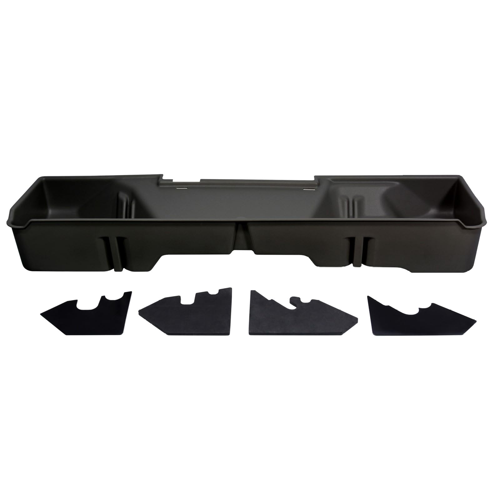 DU-HA Under Seat Storage Fits 07-13 Chevrolet/GMC Silverado/Sierra Extended Cab, Dk Gray, Part #10045