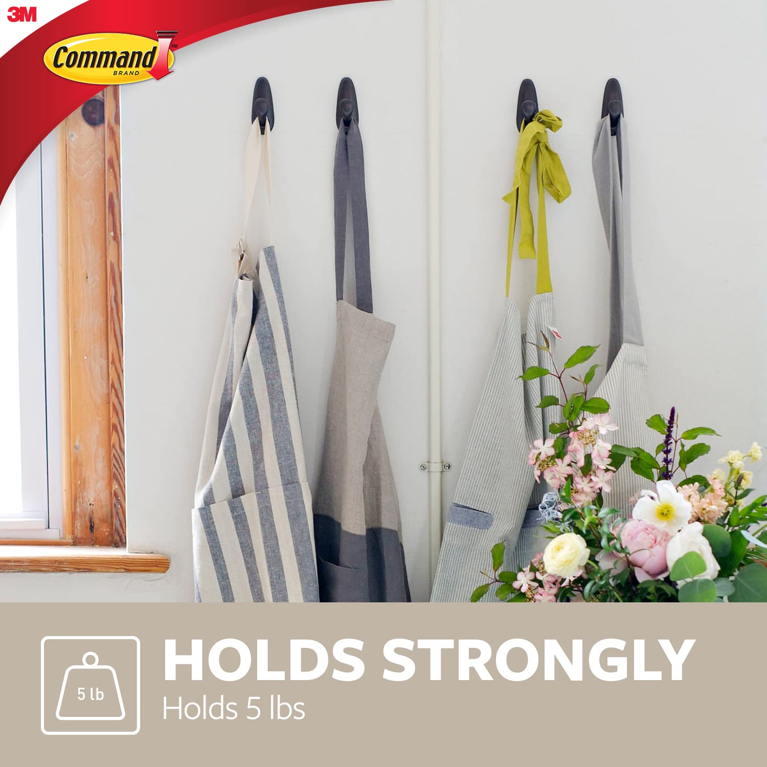 Command FC13-ORB Forever Classic Metal Hook, Large, White