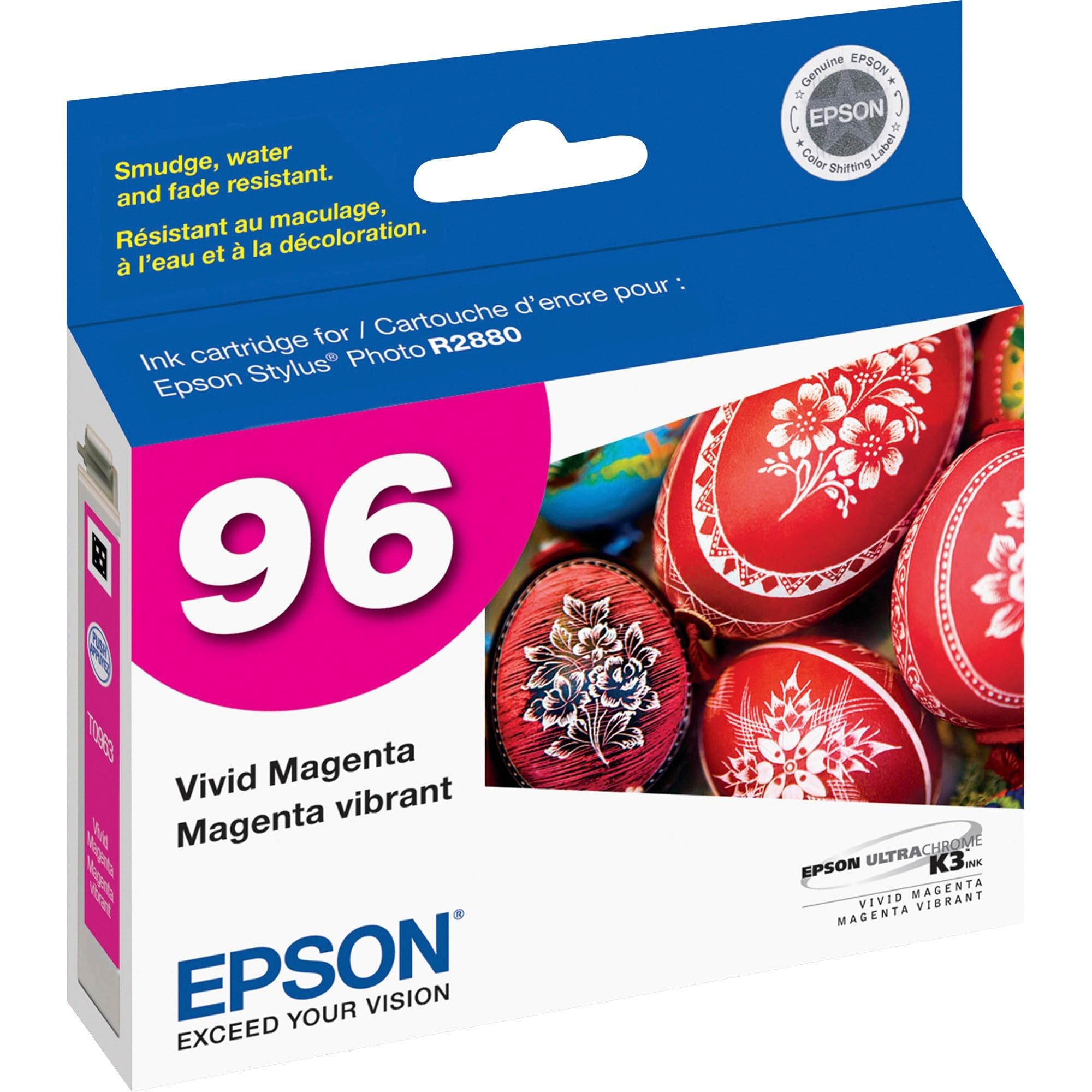 Epson T096320 Stylus Photo R2880 Printer UltraChrome K3 Ink Cartridge (Vivid Magenta)