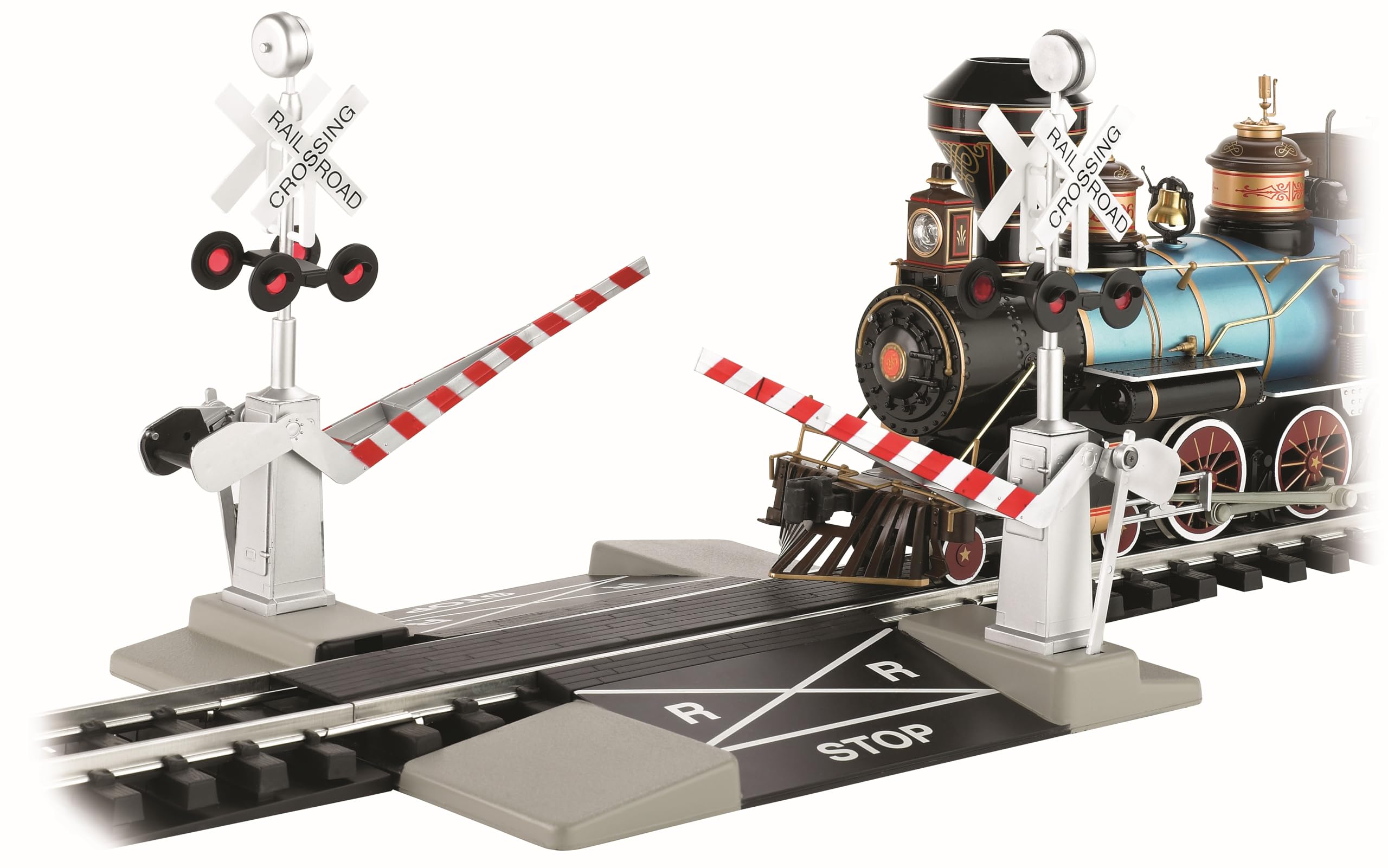 Bachmann Industries Large "G" Scale Steel Alloy Track with Operating Crossing Gate