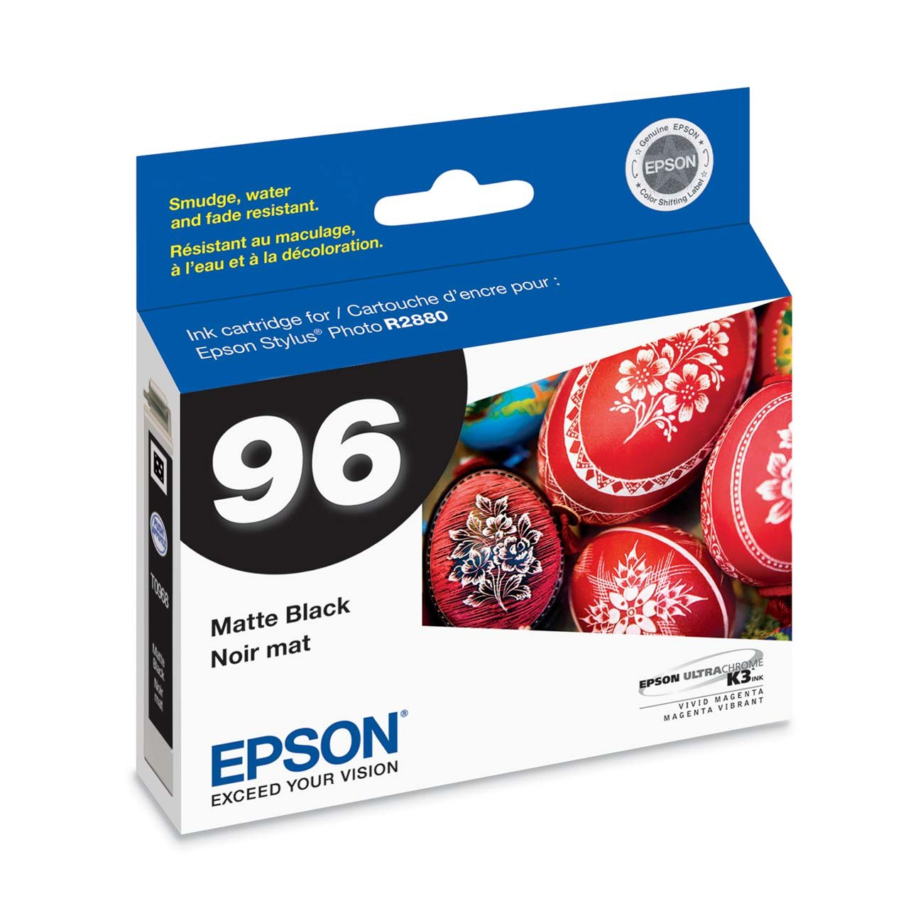 Epson T096820 Stylus Photo R2880 Printer UltraChrome K3 Ink Cartridge (Matte Black)
