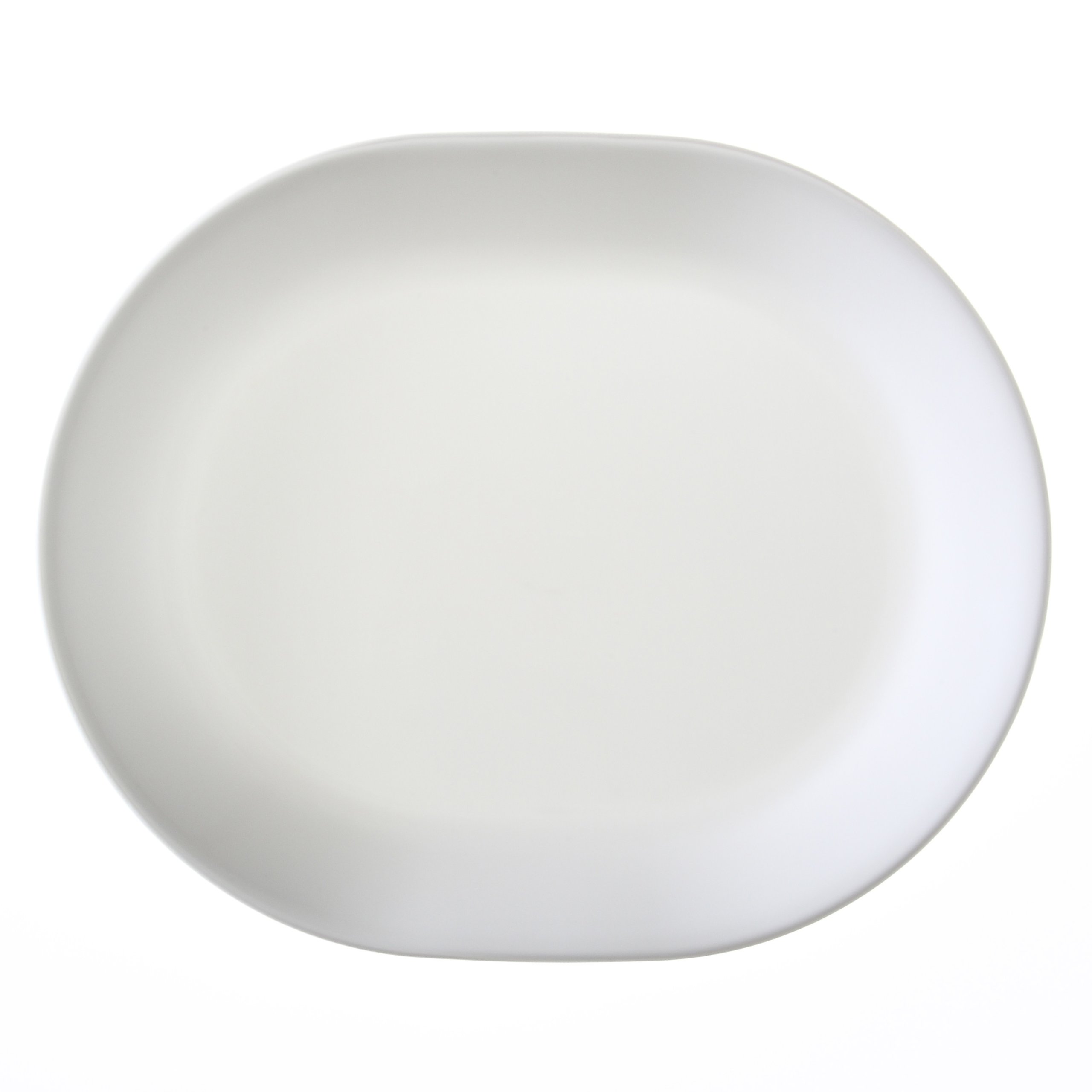 Corelle Livingware 12-1/4-Inch Serving Platter, Winter Frost White