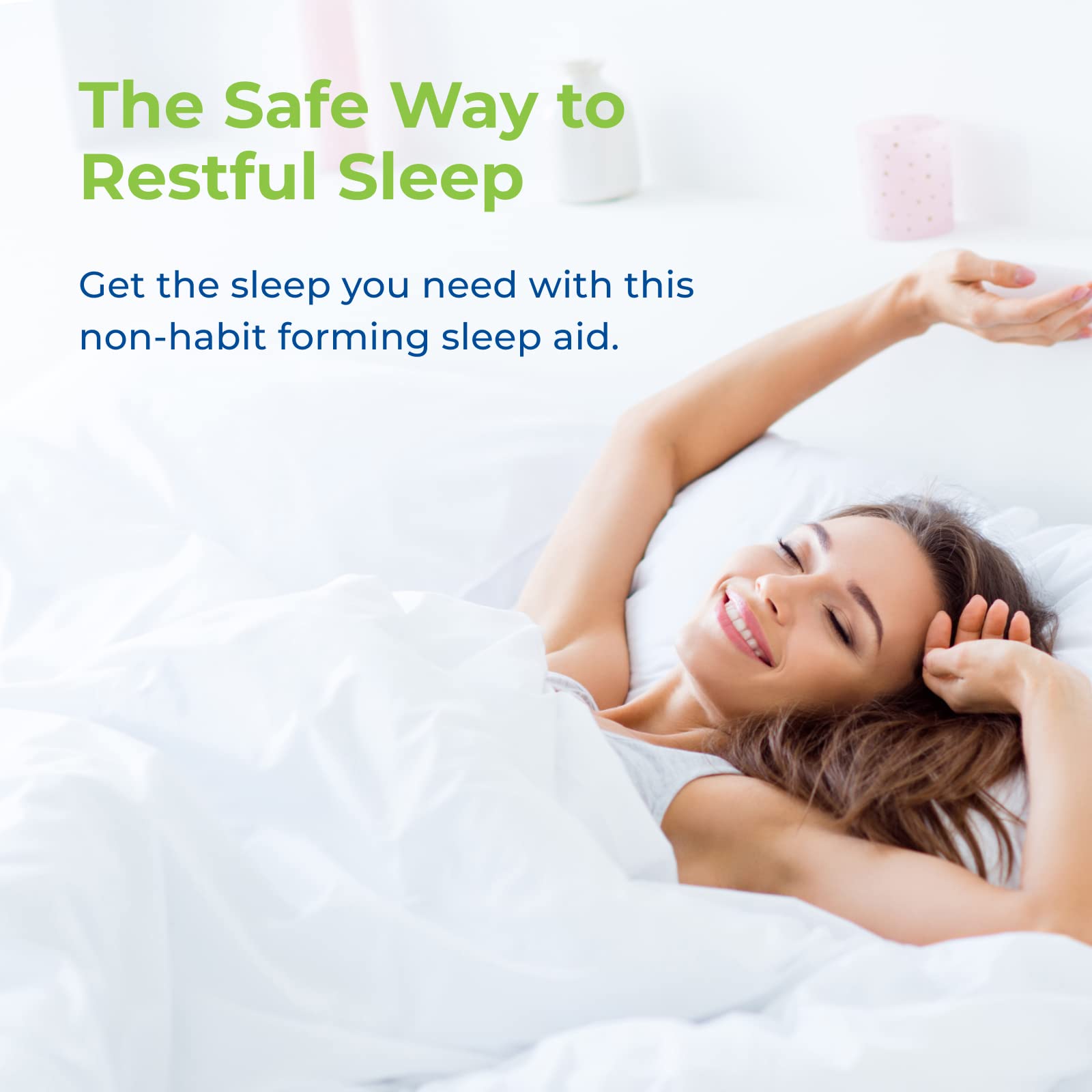 Rite Aid Nighttime Sleep Aid Diphenhydramine HCI 25 mg, 100 Mini Caplets | Non-Habit Forming Sleep Supplement | Best Sleep Aid for Insomnia | Insomnia Relief and Anxiety Relief Items Natural Sleep Aid