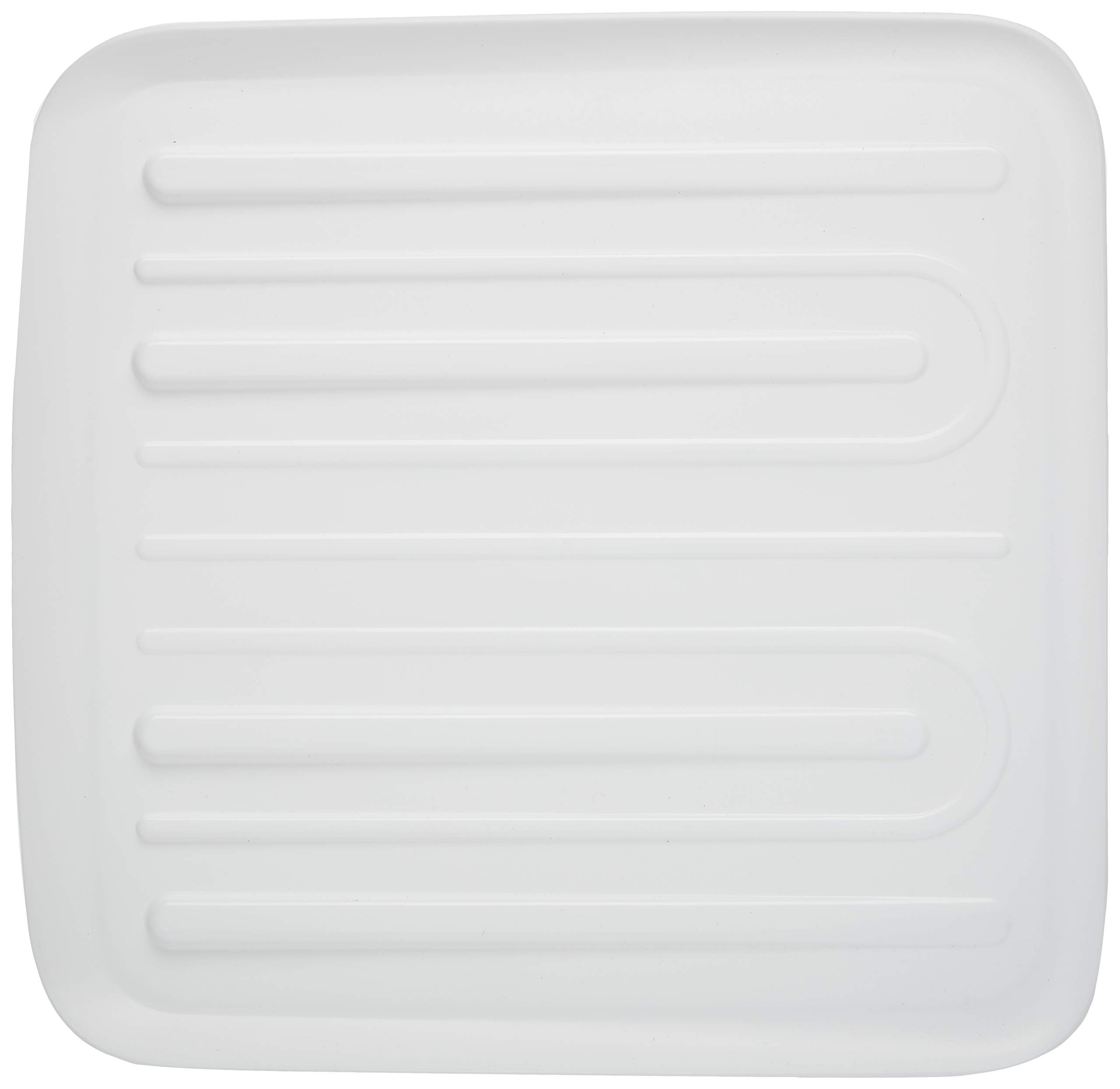 Rubbermaid 1180-ma-wht Dish Drainer Tray, 1.3" X14.2" X14.8", white