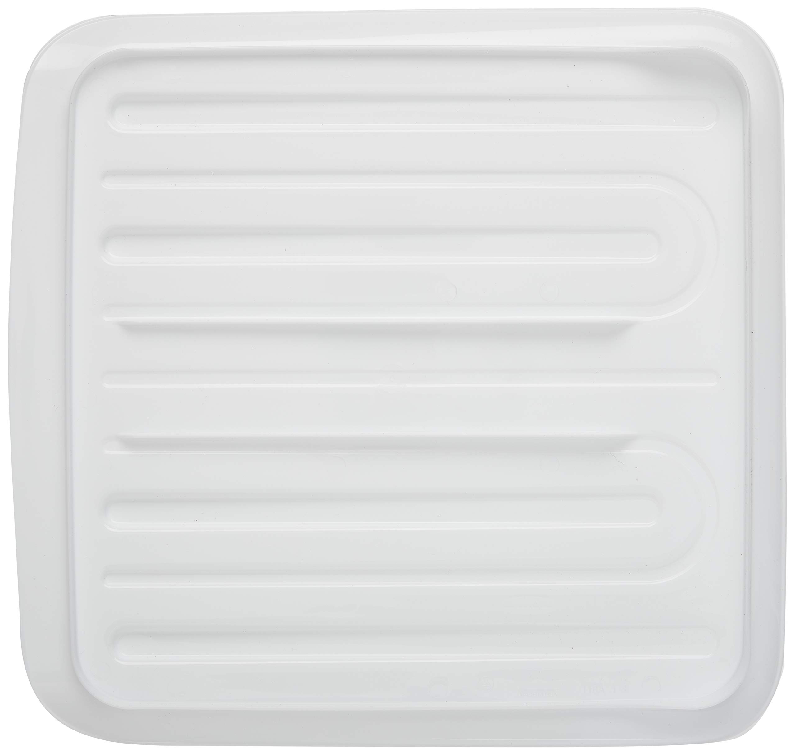 Rubbermaid 1180-ma-wht Dish Drainer Tray, 1.3" X14.2" X14.8", white