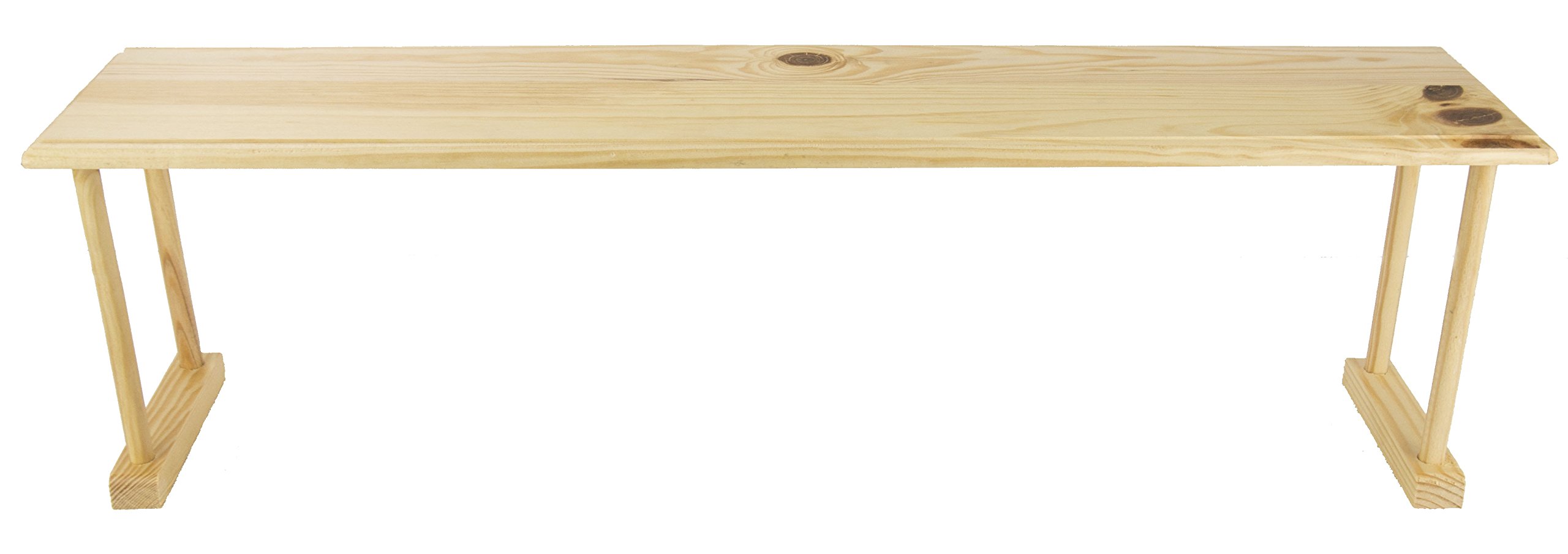 Home Basics SS01003 30 Inch Over Sink Shelf Wood