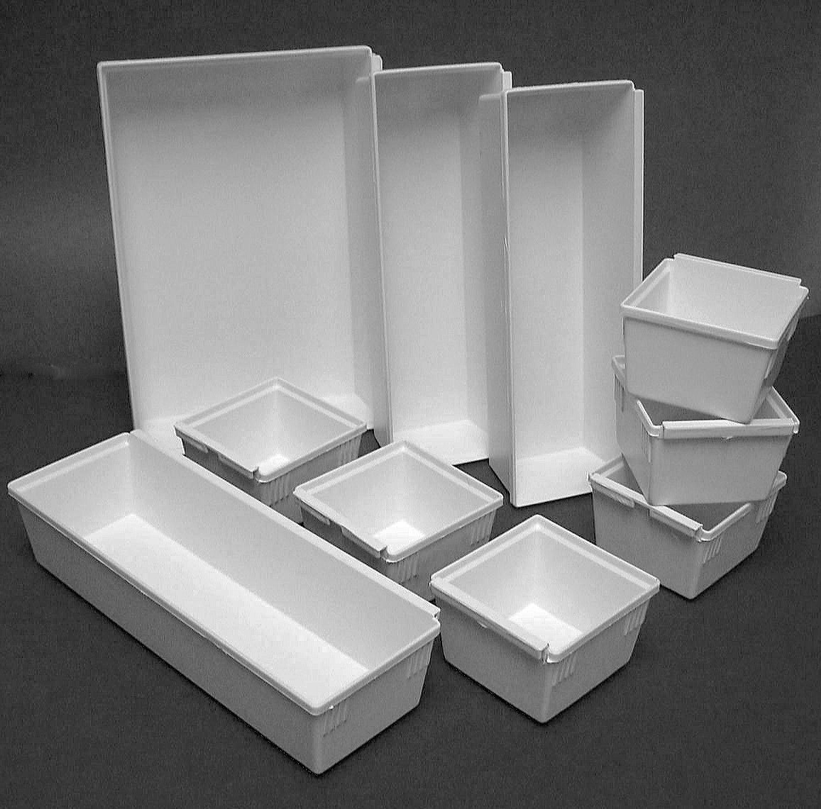 Dial Industries Interlocking Drawer Organizer Set, 10 Trays