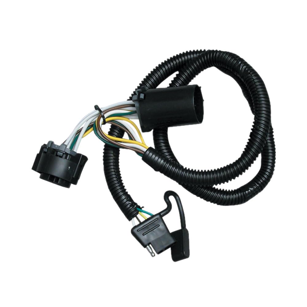 Tekonsha 118384 T-One® T-Connector Harness, 4-Way Flat, Compatable with 2008-2012 Buick Enclave, 2004-2007 Buick Rainier, 2002-2022 Cadillac Escalade, 2003-2022 Cadillac Escalade ESV, 2002-2011 Cadillac Escalade EXT, 2002-2011 Chevrolet Avalanche 1500, 20