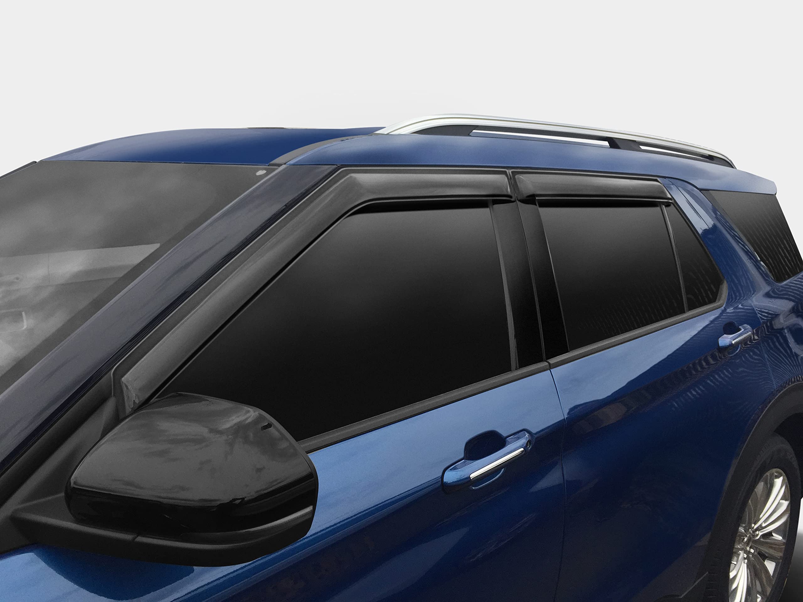 Auto Ventshade [AVS] Ventvisor / Rain Guards | Smoke Color, 4 pc | 94256 | Fits 1995 - 1998 Honda Odyssey, 1996 - 1998 Isuzu Oasis