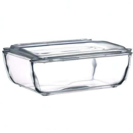 Luminarc Arcoroc lid 17x10,5cm, 1 Piece Plain Glass Butter Dish, 1, Classic Design