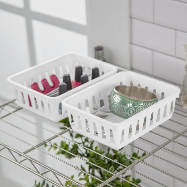 Sterilite 16058024 Mini Storage Tray, White