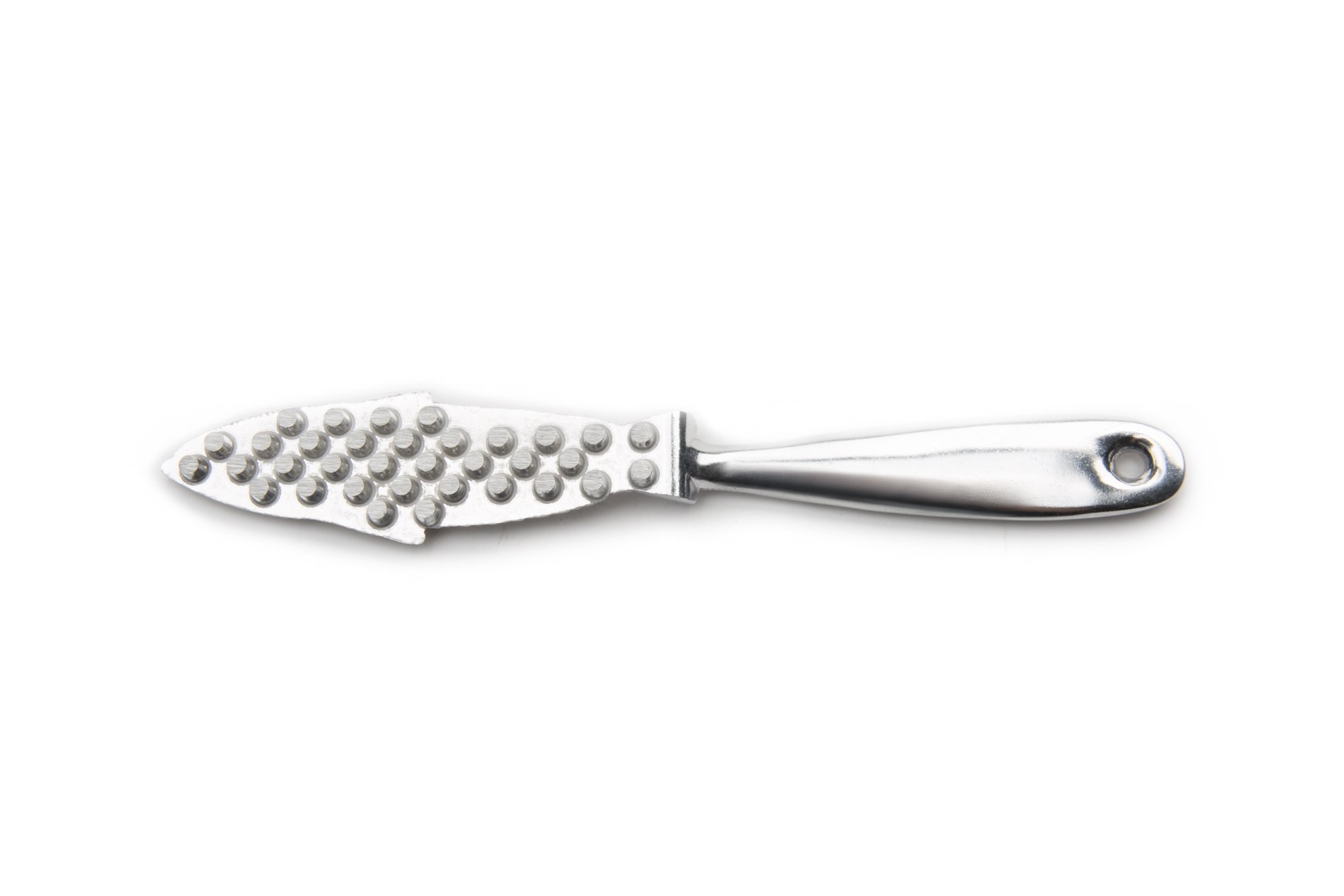 Nantucket Seafood Aluminum Fish Scaler, 8.5 x 1.25 x 0.25 inches