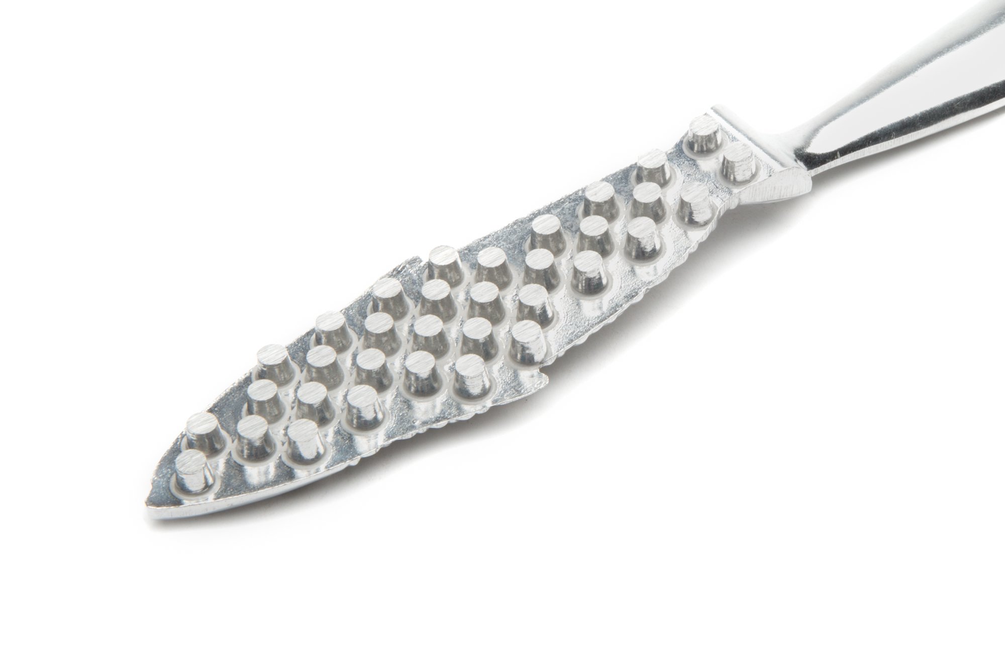 Nantucket Seafood Aluminum Fish Scaler, 8.5 x 1.25 x 0.25 inches