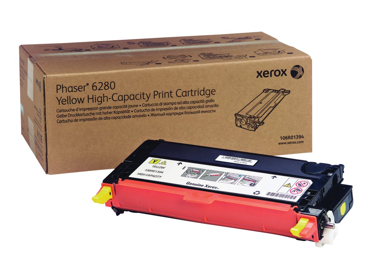 Xerox Toner Cartridge, Yellow (106R01394)