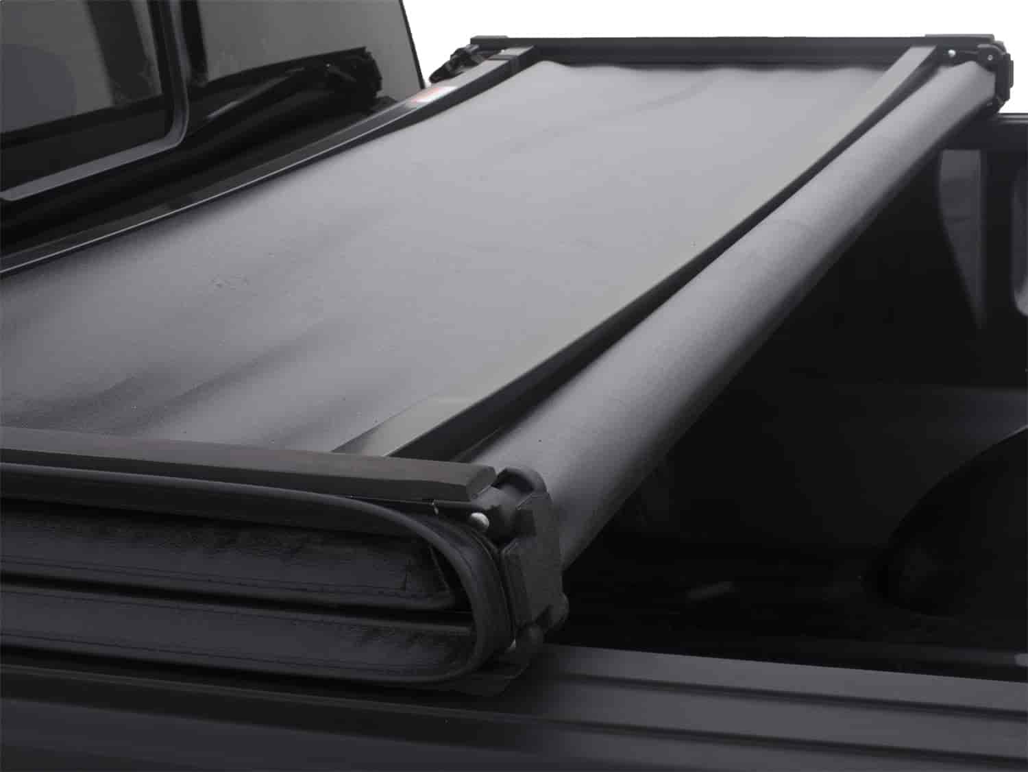 Lund Genesis Tri-Fold Soft Folding Truck Bed Tonneau Cover | 95093 | Fits 2007 - 2013 Chevy/GMC Silverado/Sierra 6' 7" Bed (78.7")